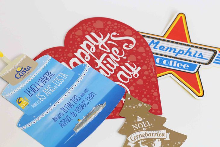 Flyer à la découpe | Imprimerie Cazaux